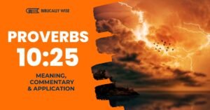 Proverbs 10:25 Meaning: The tempest passes - Biblically Wise